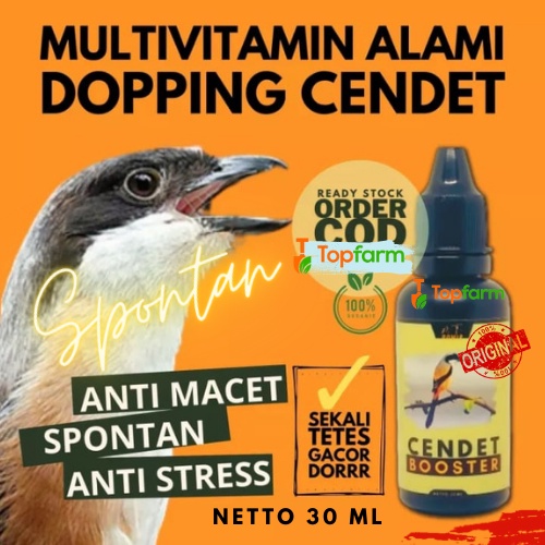 Jual Cendet Booster 30 ML Vitamin Burung Cendet Gacor / Penggacor ...