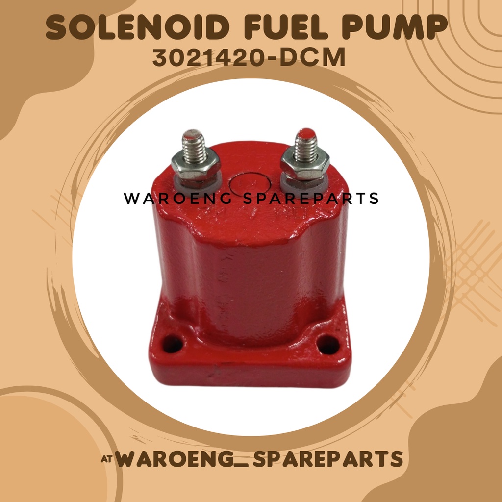 Jual SOLENOID FUEL PUMP NO. 3021420 NO. 3098354 UNTUK CUMMINS KTA38 ...