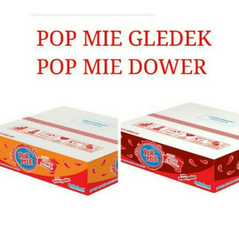 Jual POPMIE Gledek dan Dower 1 karton(12pcs) | Shopee Indonesia