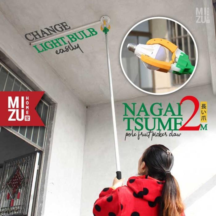 Jual Mizu Nagai Tsume 2M Pole Fruit Picker Claw Tongkat Panen Petik ...