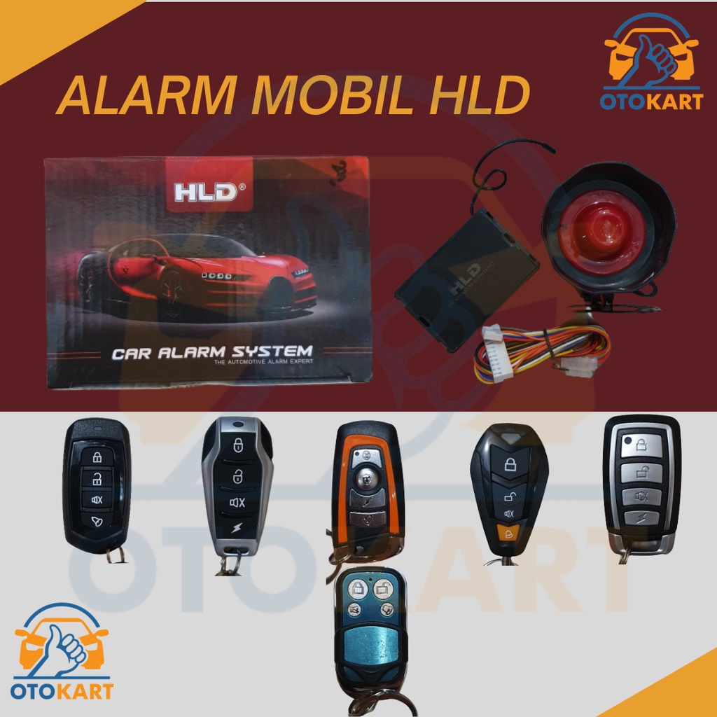 Jual ALARM MOBIL HLD REMOTE REMOT ALARM HLD MODEL TOMBOL UNIVERSAL ...