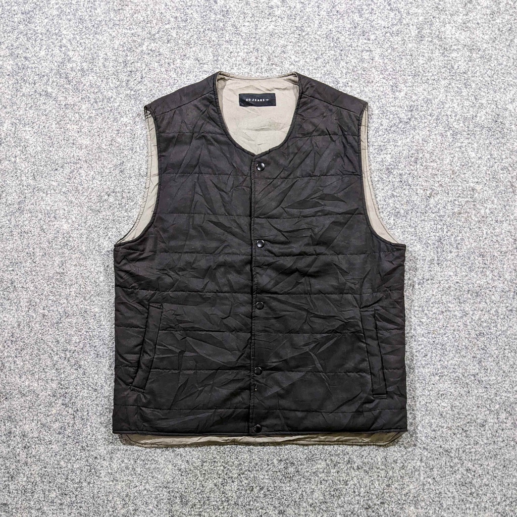 Jual Go Jeans - Rompi Vest Pria Gunung Outdoor Down Dacron Second Bekas ...