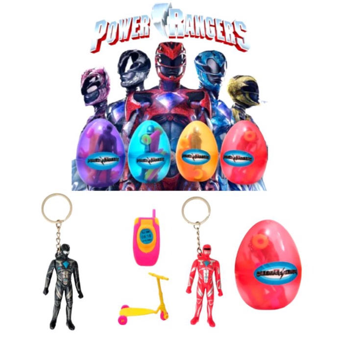 Jual Mainan Egg Surprise Robot Power Ranger / Telur kejutan Power ...
