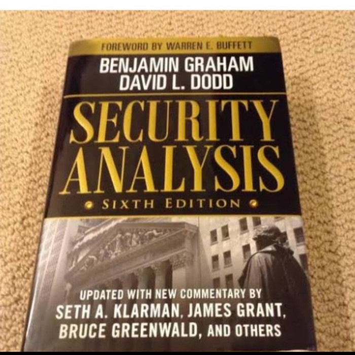 Jual Buku Buku Security Analysis 6Th Sixth Edition By Benjamin Graham | Shopee Indonesia