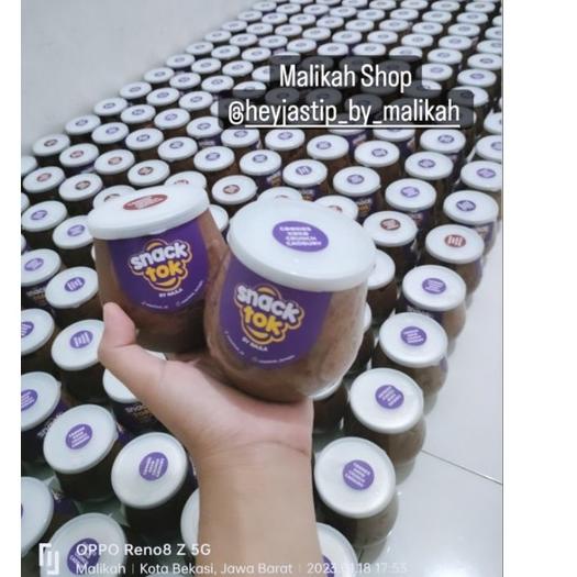 Jual ZAF355 Snack tok Bittersweet by Najla Snacktok Cadbury Nutella ...