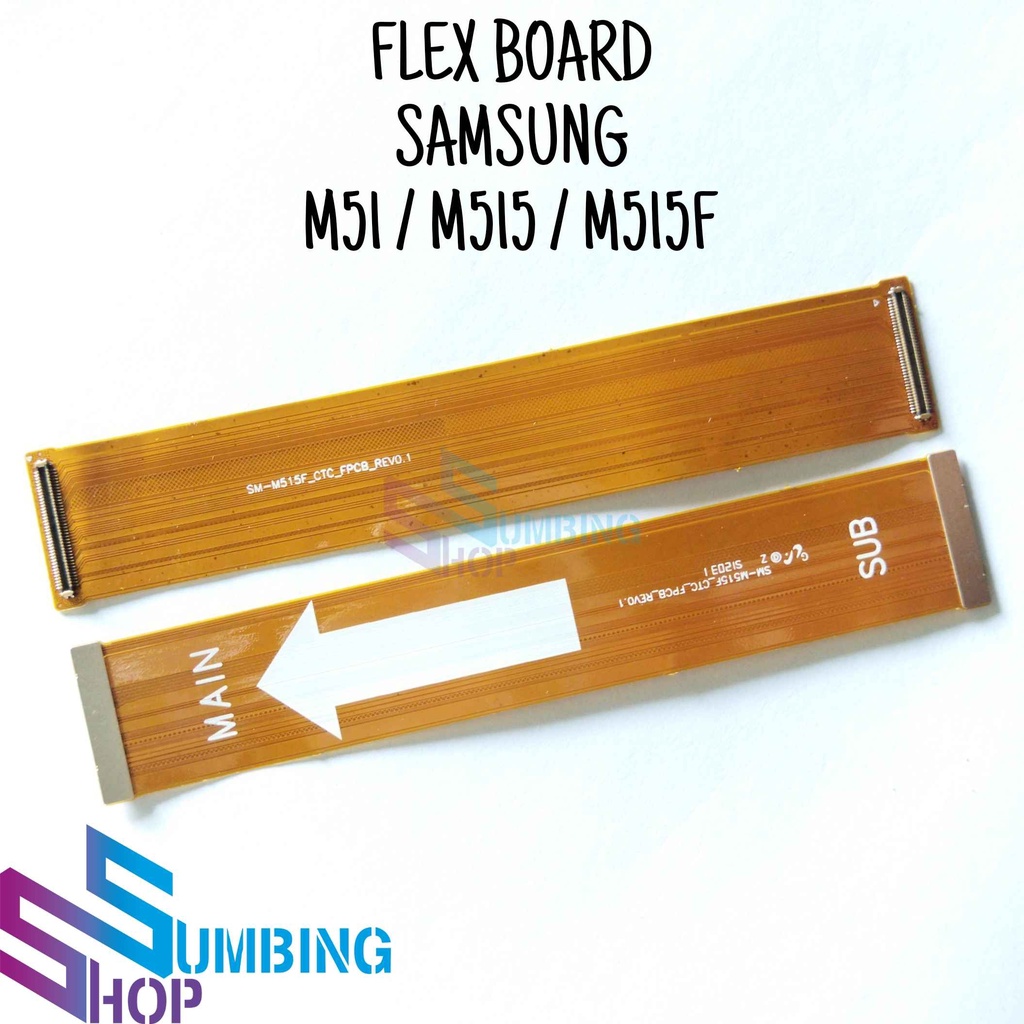 Jual Flexible Ui Board Samsung M515f M515 M51 Fleksibel Penghubung Mesin Konektor Charger ...
