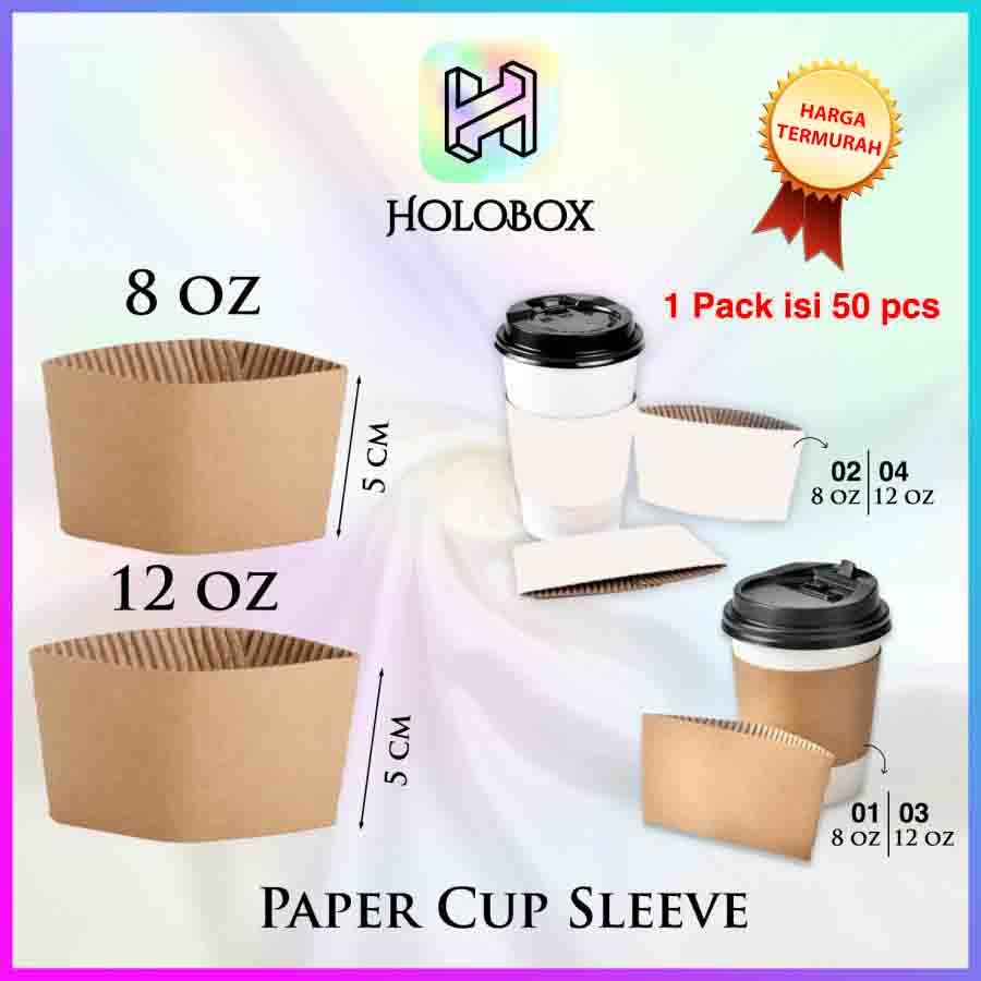 Jual Sleeve Gelas 8oz / Cup Holder / 12oz / Anti Panas / D45 | Shopee ...