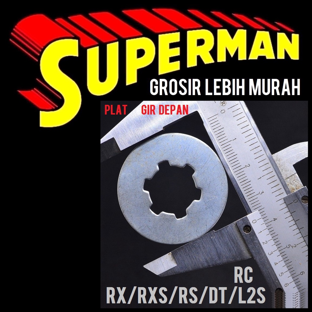 Jual PLAT GIR DEPAN RX KING RC kleman klem rx 100 rxs rs 100 dt 100 l2s ...