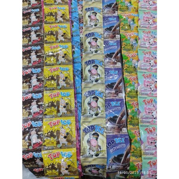 Jual Top ice Minuman rasa Sachet RTG 7g | Shopee Indonesia