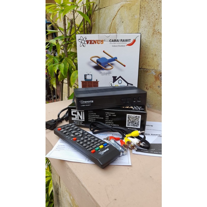 Jual (FREE BUBBLE)SET TOP BOX TV DIGITAL VENUS CABE RAWIT/STB HDMI ...