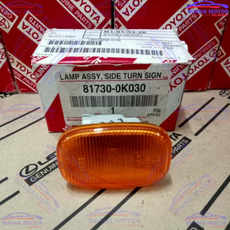 Jual Lampu Sen Sein Fender Spakbor Fortuner 81730-0K030 | Shopee Indonesia