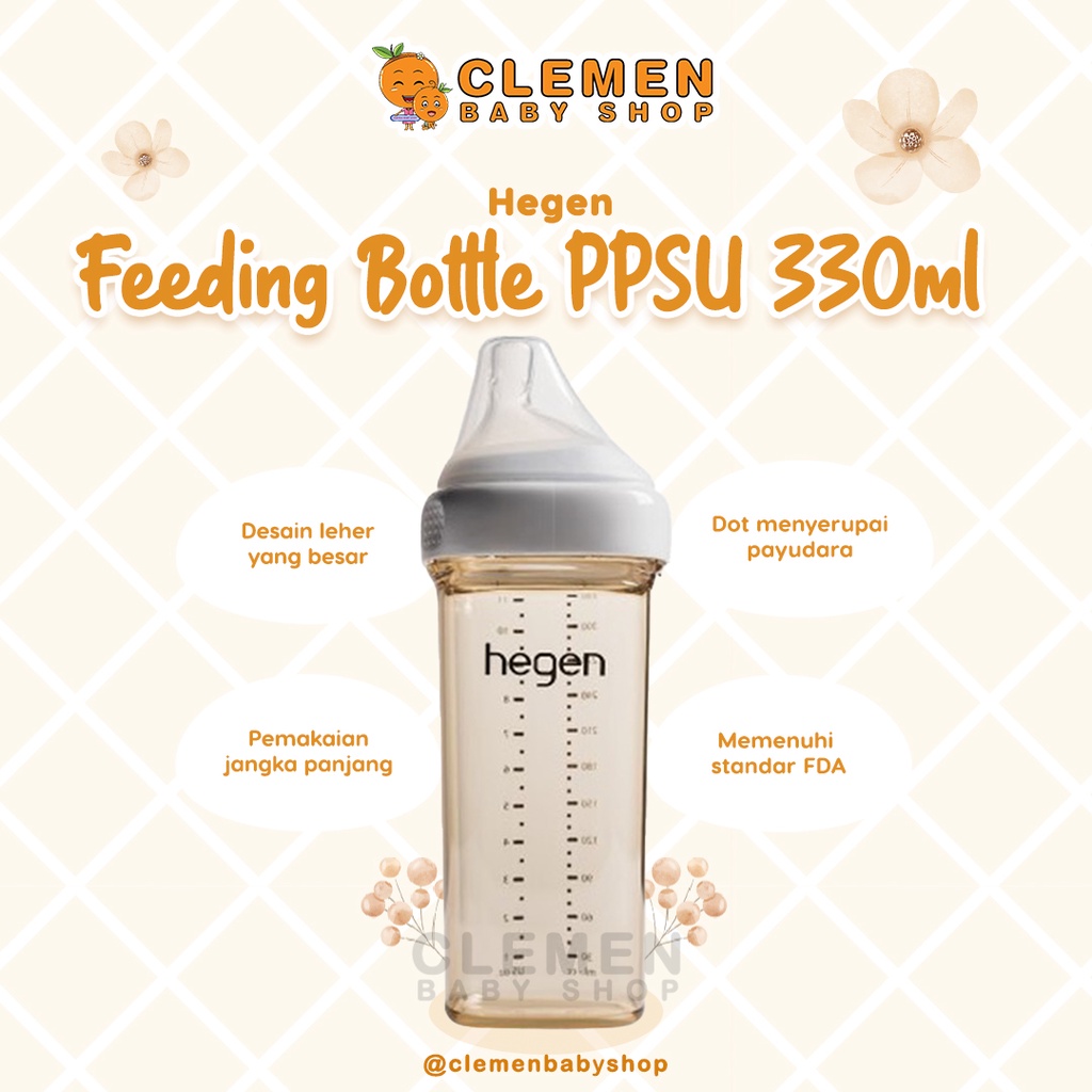 Jual Hegen PCTO Botol Susu PPSU 330 ML | Shopee Indonesia
