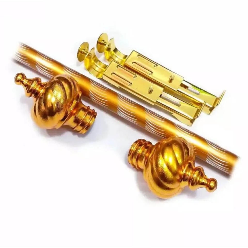 Jual BATANG GORDEN / TIANG GORDEN GOLD 1 METER FULL SET / BESI KORDEN ...