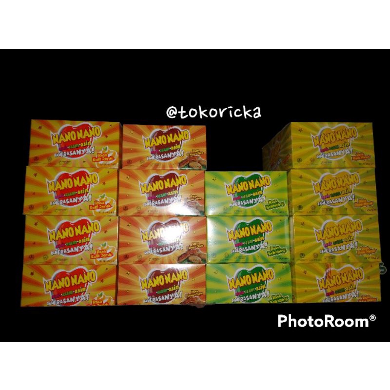 Jual PERMEN NANO NANO MANIS ASAM ASIN // NANO NANO // PERMEN JADUL ...