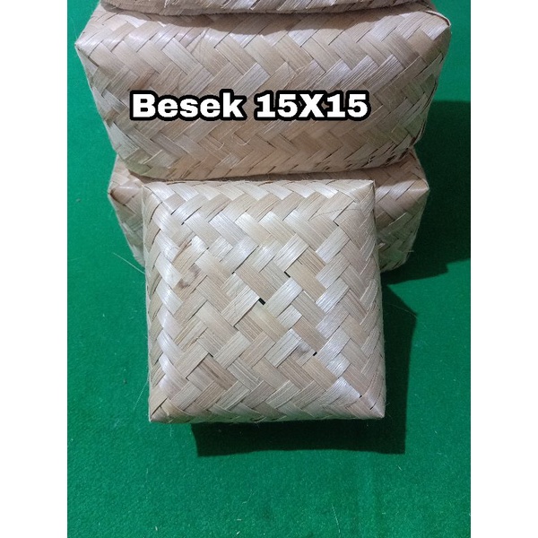 Jual Besek 15X15 Besek Snack Box Hampers Tempat Jajanan Dan Oleh-Oleh ...