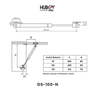 Jual Hidrolik Jok Motor Huben / Pegas Jok Motor + Baut Pemasangan Gas ...
