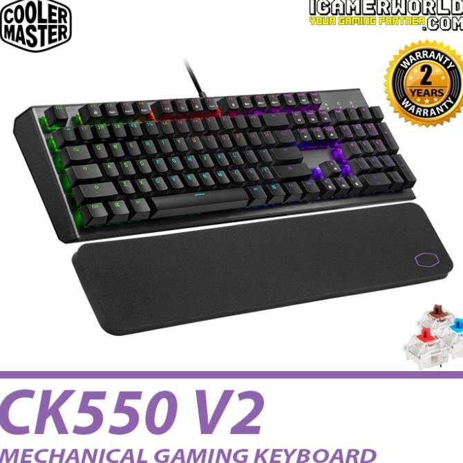 Jual Cooler Master CK550 V2 Fullsize Mechanical Gaming Keyboard | Shopee Indonesia