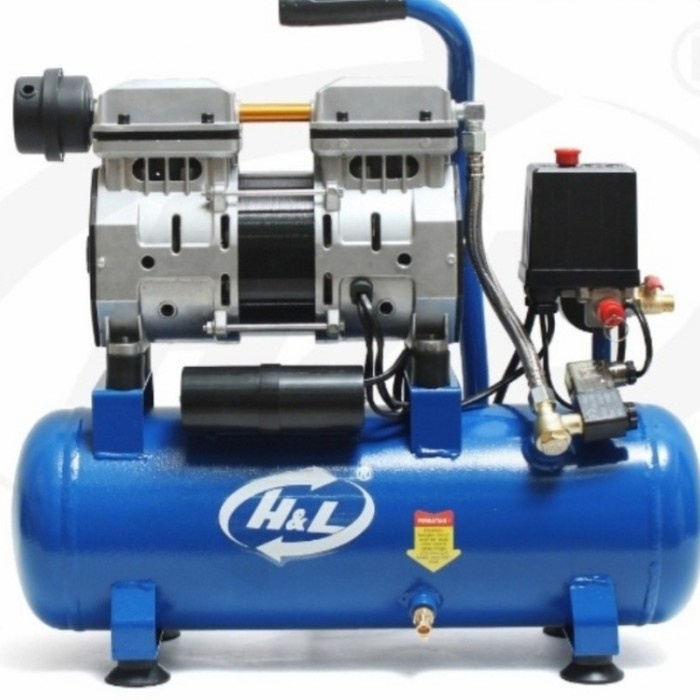 Jual Udara Hnl Kompresor H&L 1Hp 9 Liter 750 Watt Compressor Oilles ...