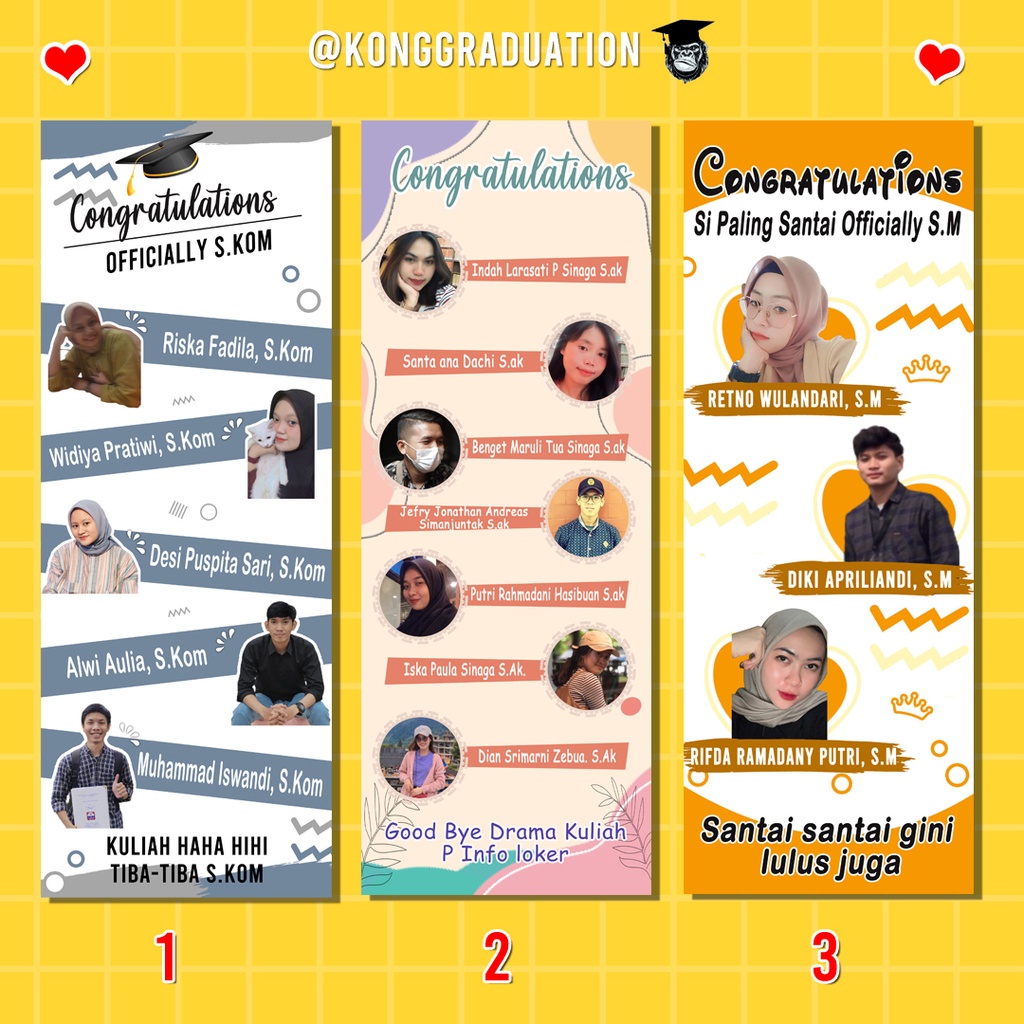 Jual X Banner Sidang Wisuda Stand Wedding Jualan Aqiqah Ultah Sempro ...