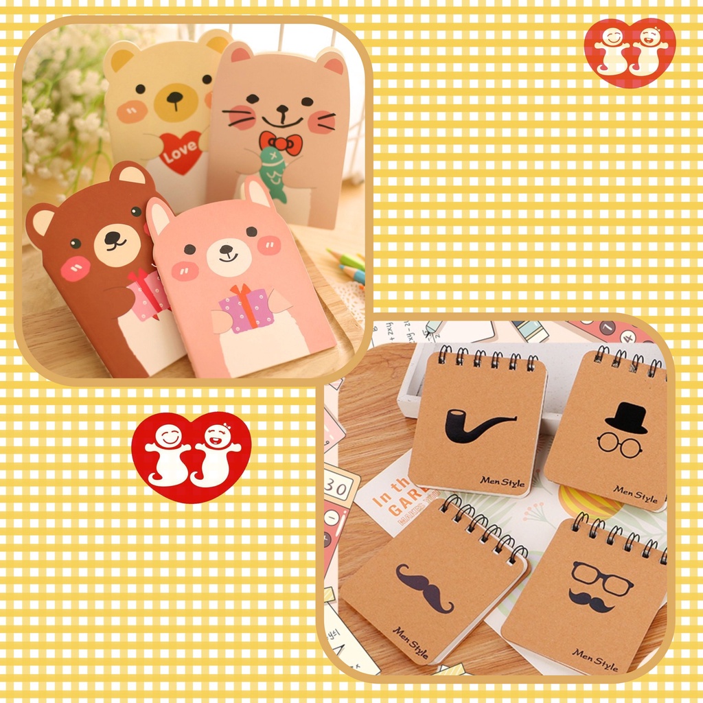 Jual Buku Catatan / Note Book / Notepad Mini / Sticky Note Ring / Buku ...