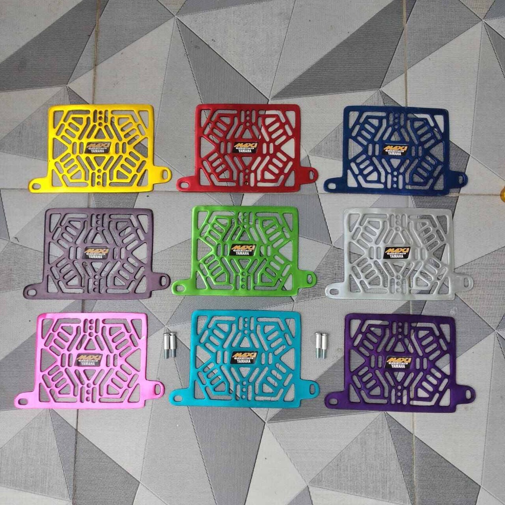 Jual Cover radiator tutup radiator cnc almunium maxi nmax old new aerox ...