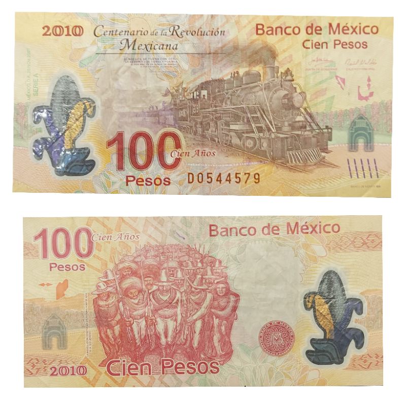 Jual Uang Polymer negara Mexico 100 Peso emisi 2015 Kondisi AXF Utuh ...