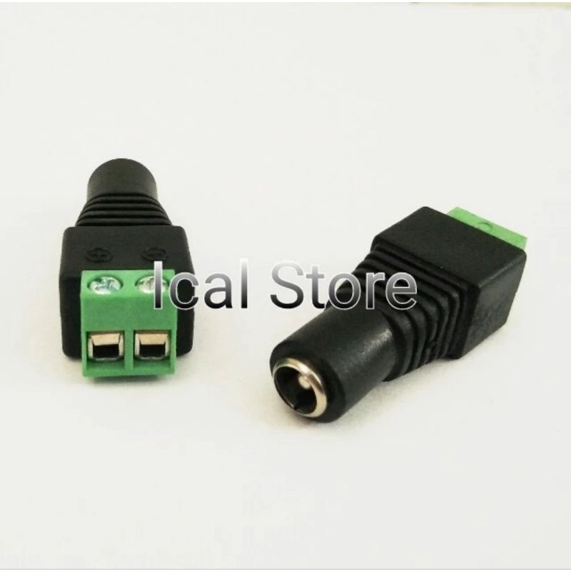 Jual Socket Jack DC Female Konektor Connector Model Baut 2,1mm | Shopee ...