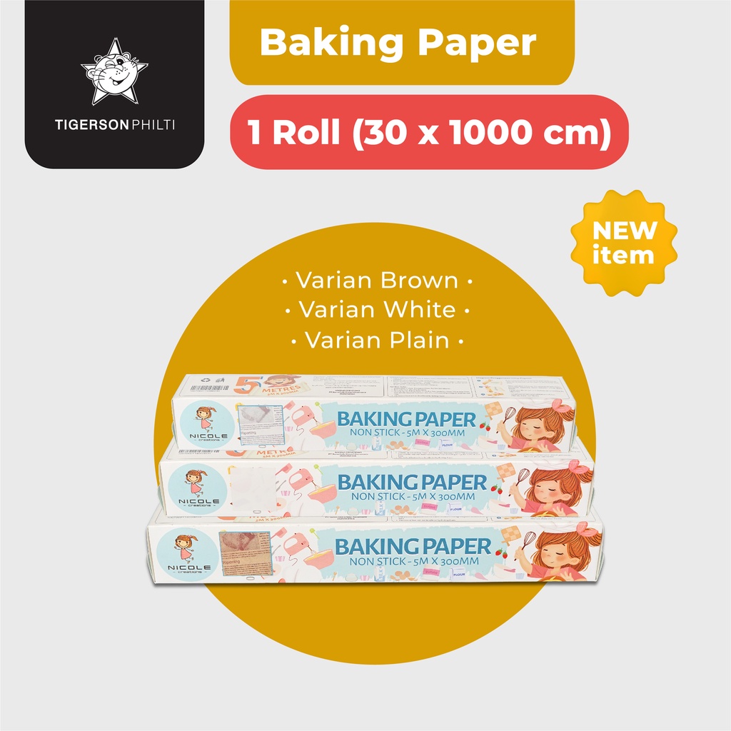 Jual Baking paper/Kertas Baking/Kerts Roti Anti Lengket 30X1000 cm ...