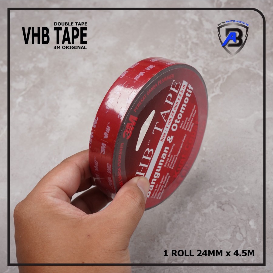 Jual 3M VHB DOUBLE TAPE AUTOMOTIVE 4900 SIZE 24MM X 4.5M DOUBLE TAPE ...