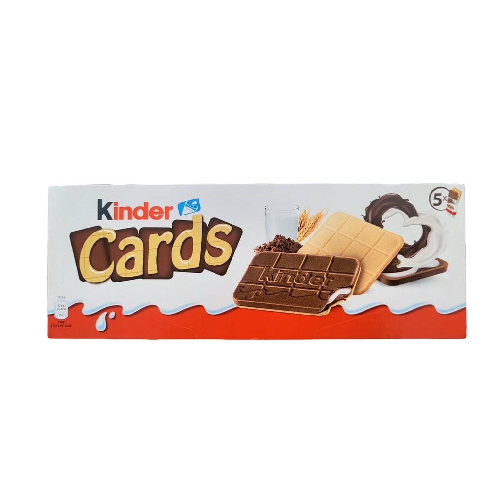 Jual Kinder Cards Chocolate Kinder Kartu 128gr | Shopee Indonesia