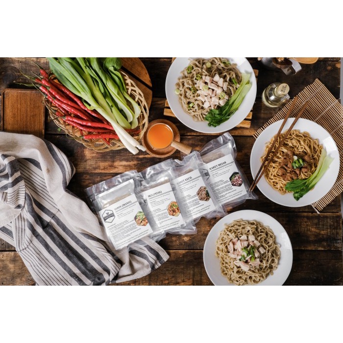 Jual Bakmi Takain (bakmi karet / bakmi ayam) Halal , Frozen Pack | Shopee Indonesia