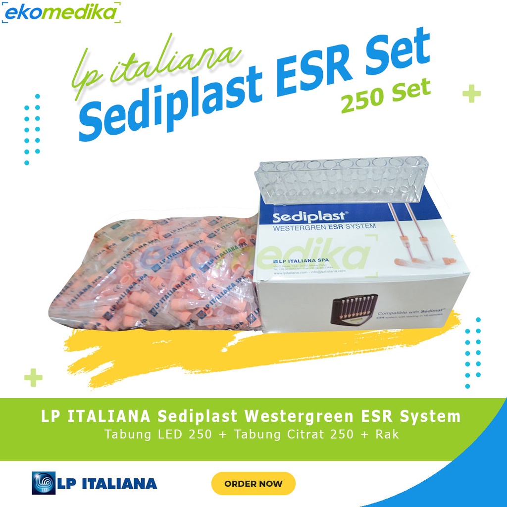 Jual Sediplast Westergren ESR System / LP ITALIANA Sediplast Tabung LED ...