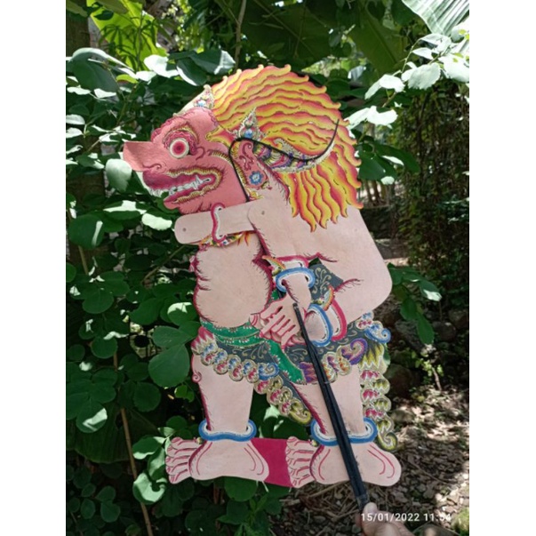 Jual Wayang Kulit Sapi Asli Buto Babrah Geni Ukuran Standar Dalang ...