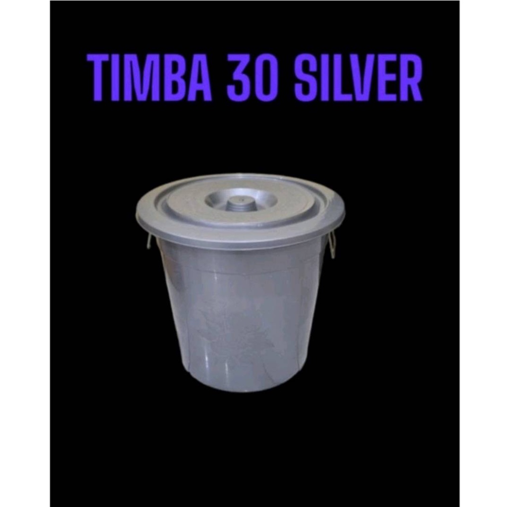 Jual Timba Plastik / Timba / Timba BESAR / Timba 30 Silver | Shopee ...