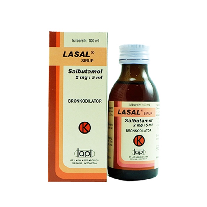 Jual LASAL 2MG SYRUP 100ML / SESAK NAFAS / ANTI ASMA | Shopee Indonesia
