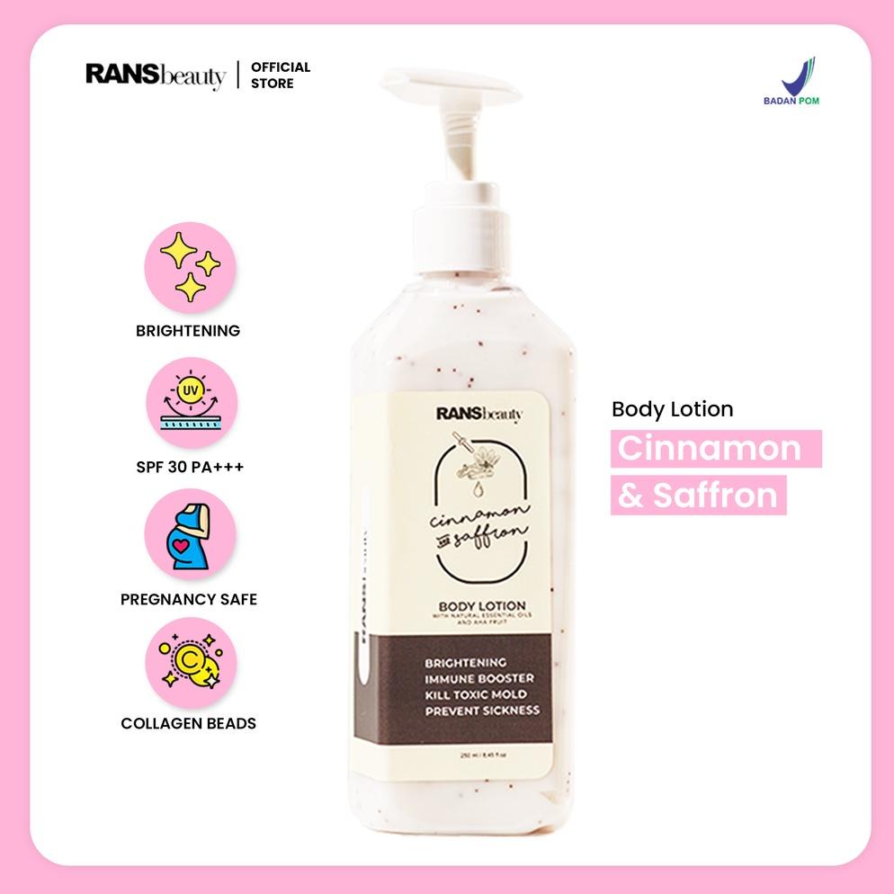 Jual PRODUK- RANS BEAUTY - CINNAMON & SAFFRON BODY LOTION . | Shopee ...