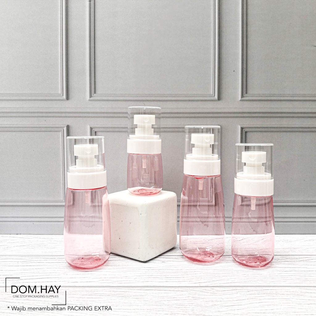 Jual 4UK Botol Spray Plastik PET Pink 30ml 60ml 80ml 100ml Face Mist ...