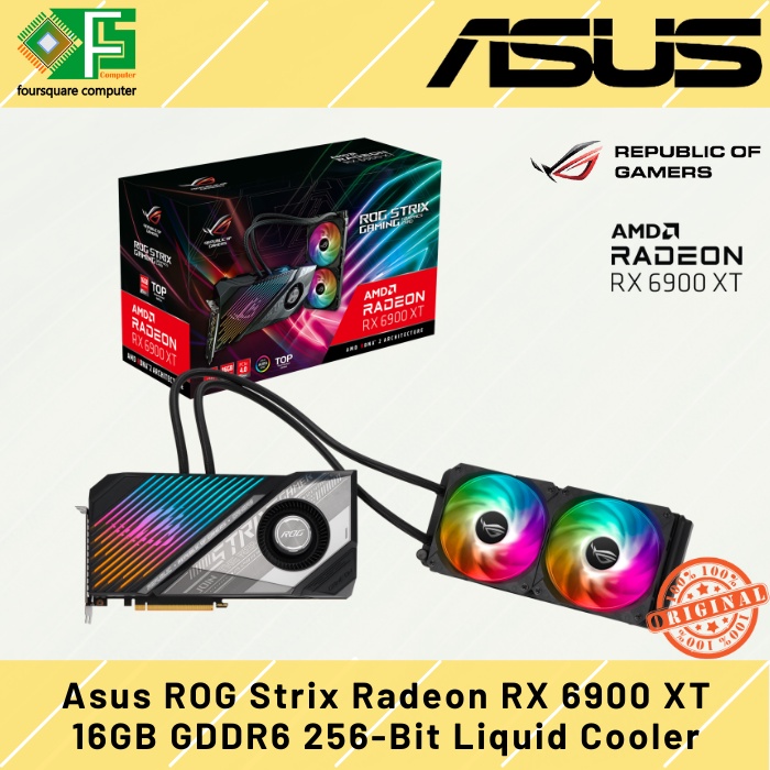 Jual VGA Asus ROG Strix Radeon RX 6900 XT 16GB GDDR6 Liquid Cooling 256 ...