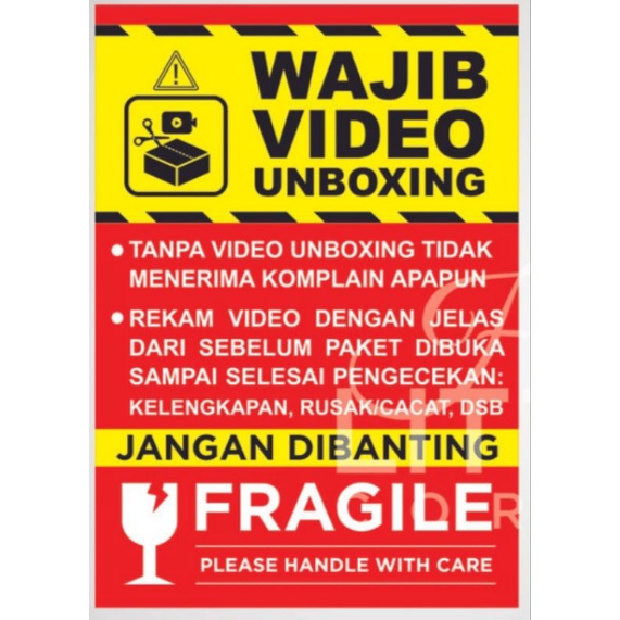 Jual Label Fragile / Jangan di banting | Shopee Indonesia