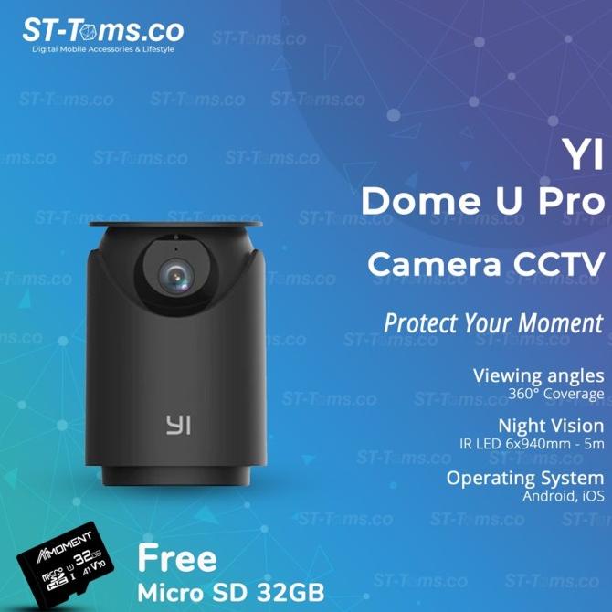 Jual YI Dome U Pro Camera 2K HD IP Camera Wireless Wifi Home Security ...
