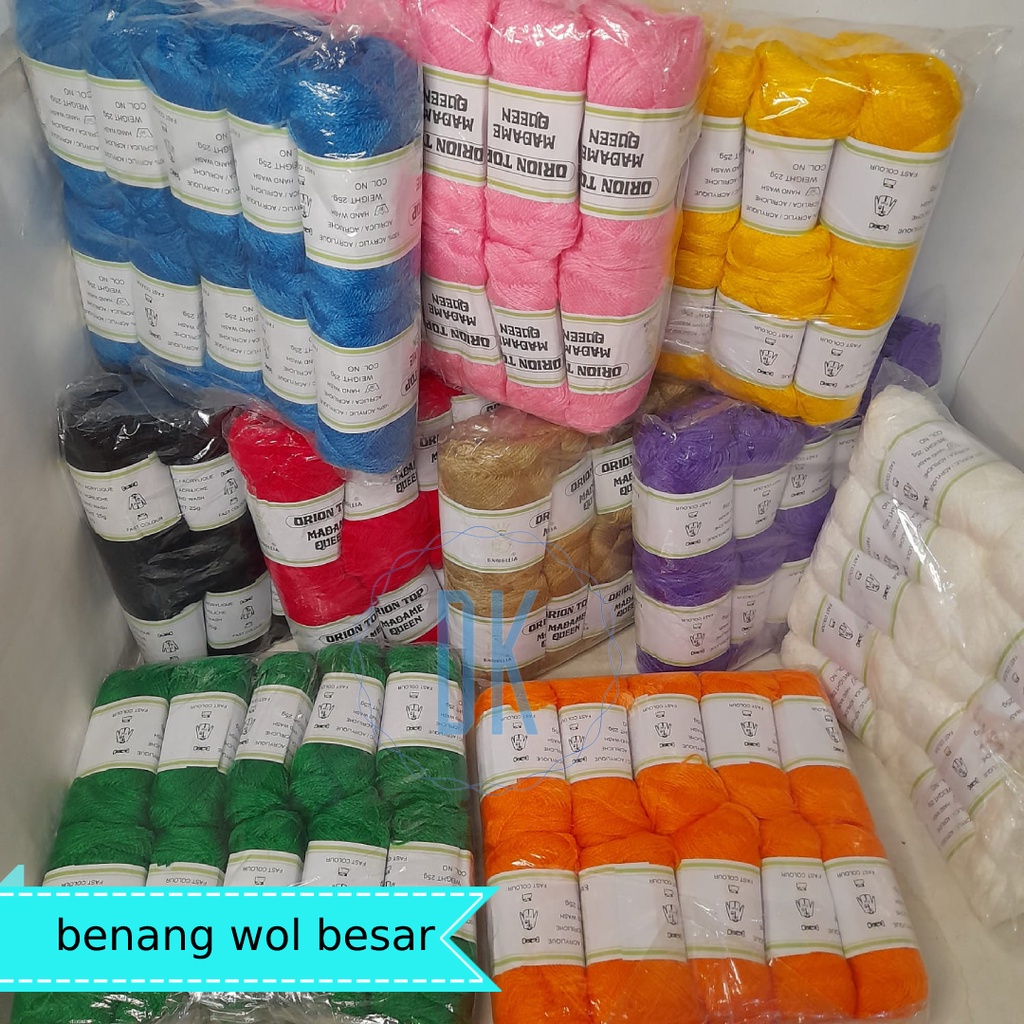Jual benang wol besar/benang rajut jumbo | Shopee Indonesia