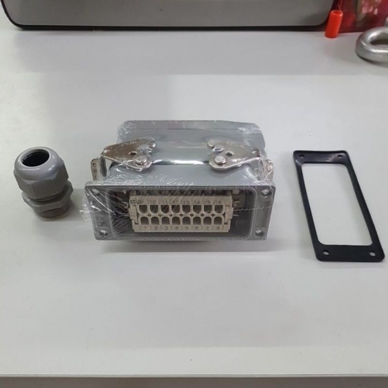 Jual Heavy Duty Connector Set Casing 4/10/16/24 Pin HDC M F | Shopee ...