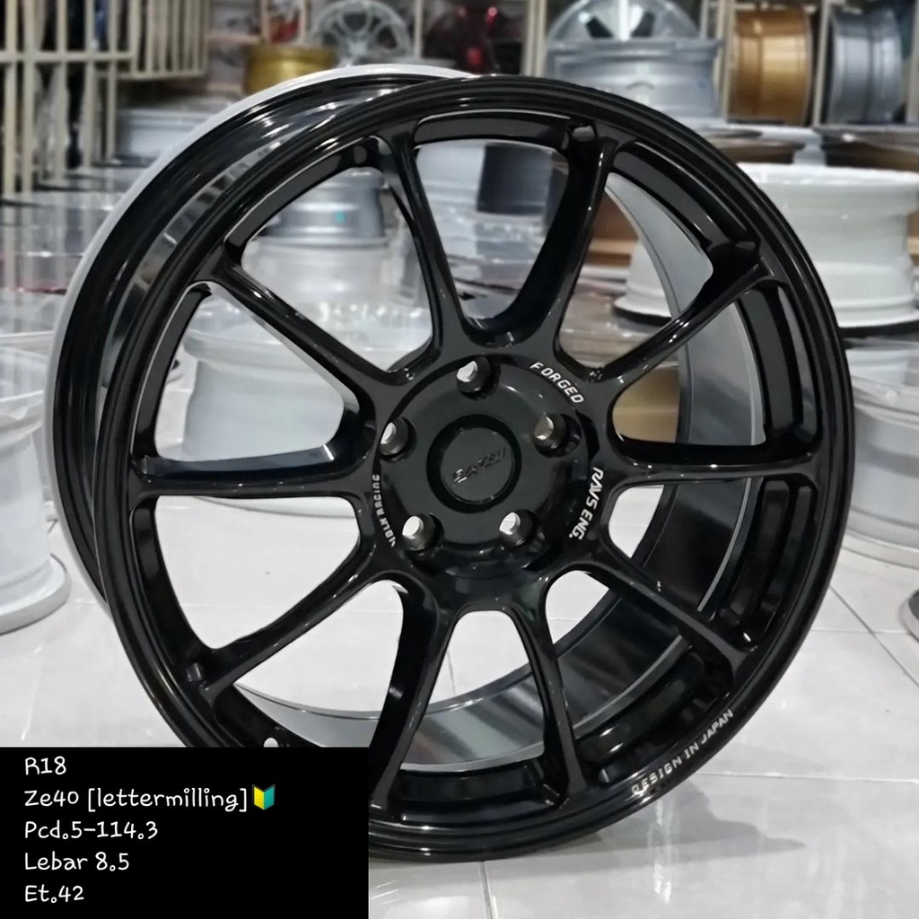 Jual velg racing ring 18 lebar 8,5 untuk hrv xpander civic innova creta voxy | Shopee Indonesia