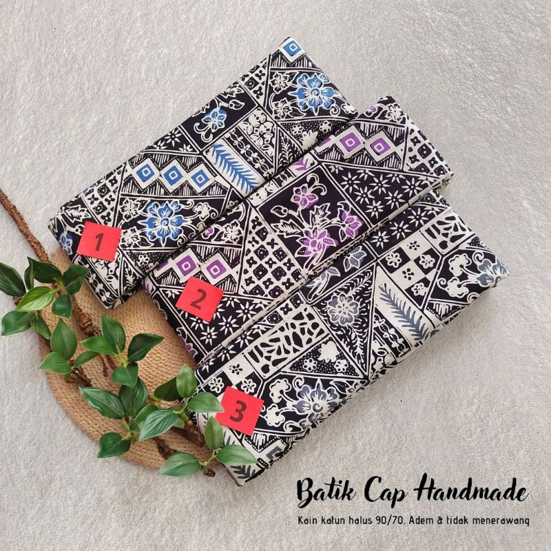 Jual hn kain batik cap garutan motif truntum bunga | Shopee Indonesia