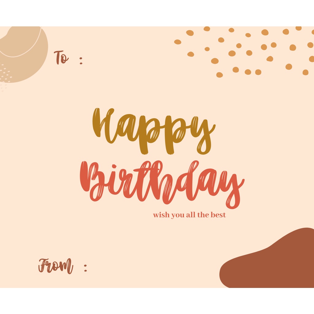 Jual KATANNISA KARTU UCAPAN ULANG TAHUN/GREETING CARD/GIFT CARD/KARTU ...