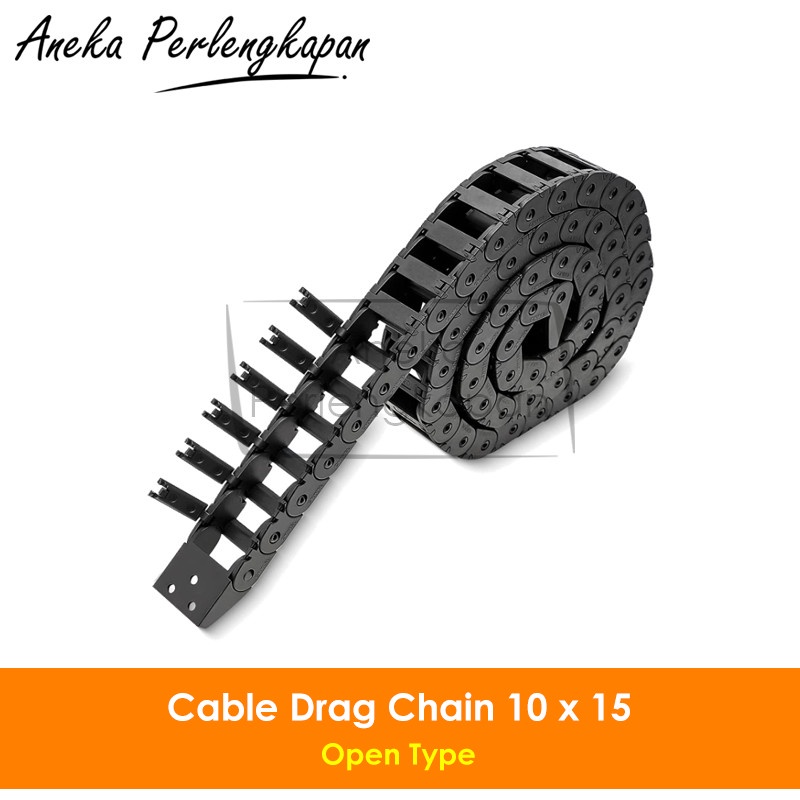 Jual Plastic CNC Cabling Towline Cable Drag Chain 10 x 15 Open Type ...