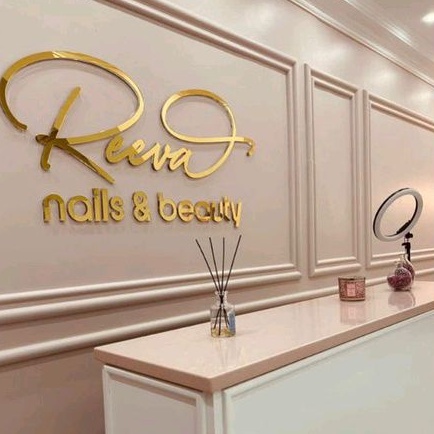 Jual Papan Nama Acrylic Timbul Mirror Backdrop 3D Logo Silver Gold ...