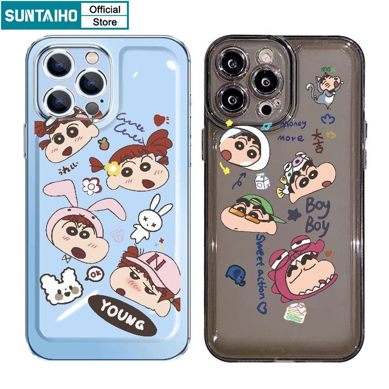 Jual Softcase Trendy Lucu Kartun Crayon Shin-chan Stiker Tinggi Jernih ...