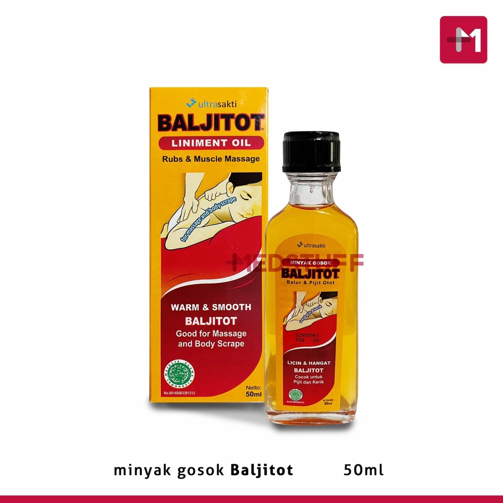 Jual Minyak Gosok Baljitot 50ml Pereda Nyeri Otot Pegal Linu Minyak ...