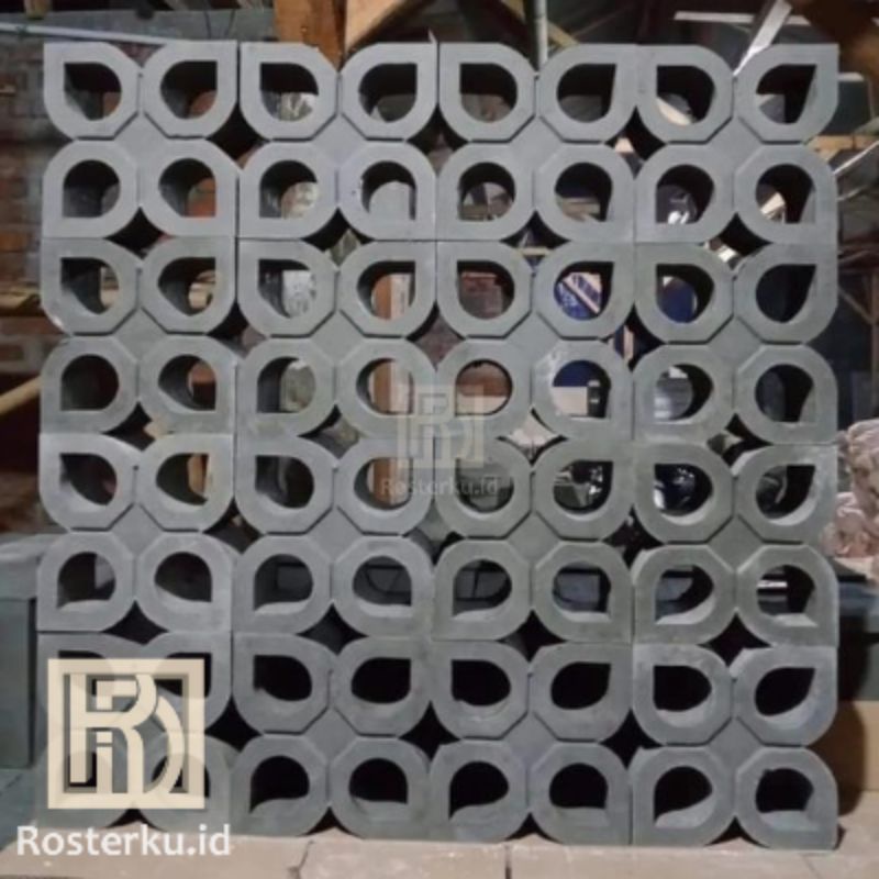 Jual Roster bunga bali/roster beton minimalis/pentilasi udara | Shopee ...